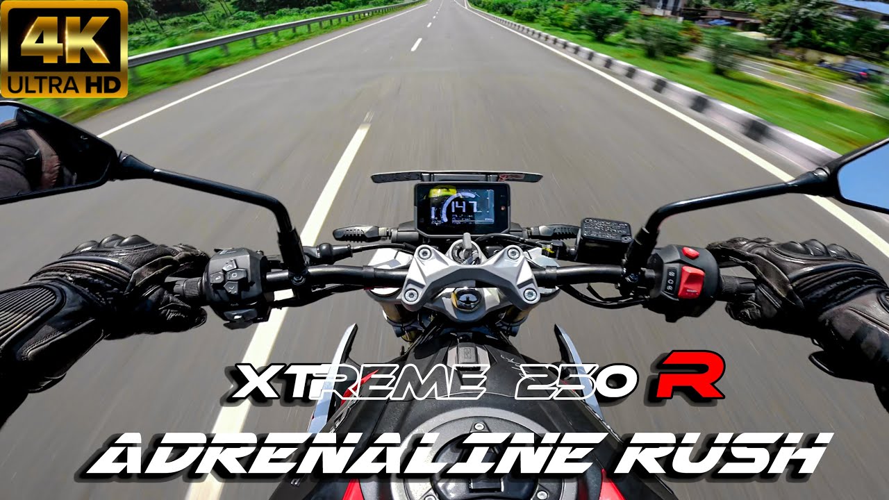 HERO XTREME 250 R •ADRENALINE RUSH 🚀..! | PURE SOUND • 4K 60FPS - YouTube