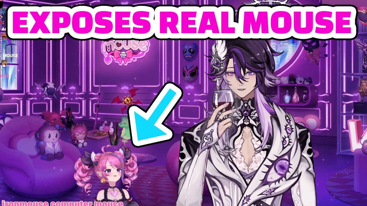 Bubi Takes Over Ironmouse Stream with a new Model - YouTube