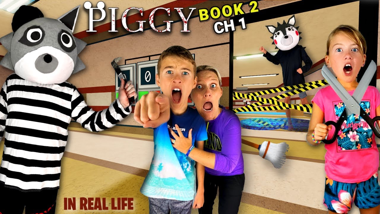 Escape Roblox Piggy In Real Life Book 2 Chapter 1: Alleys!!! - YouTube