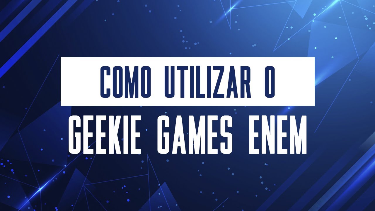 Conhecendo o Geekie Games Enem - YouTube