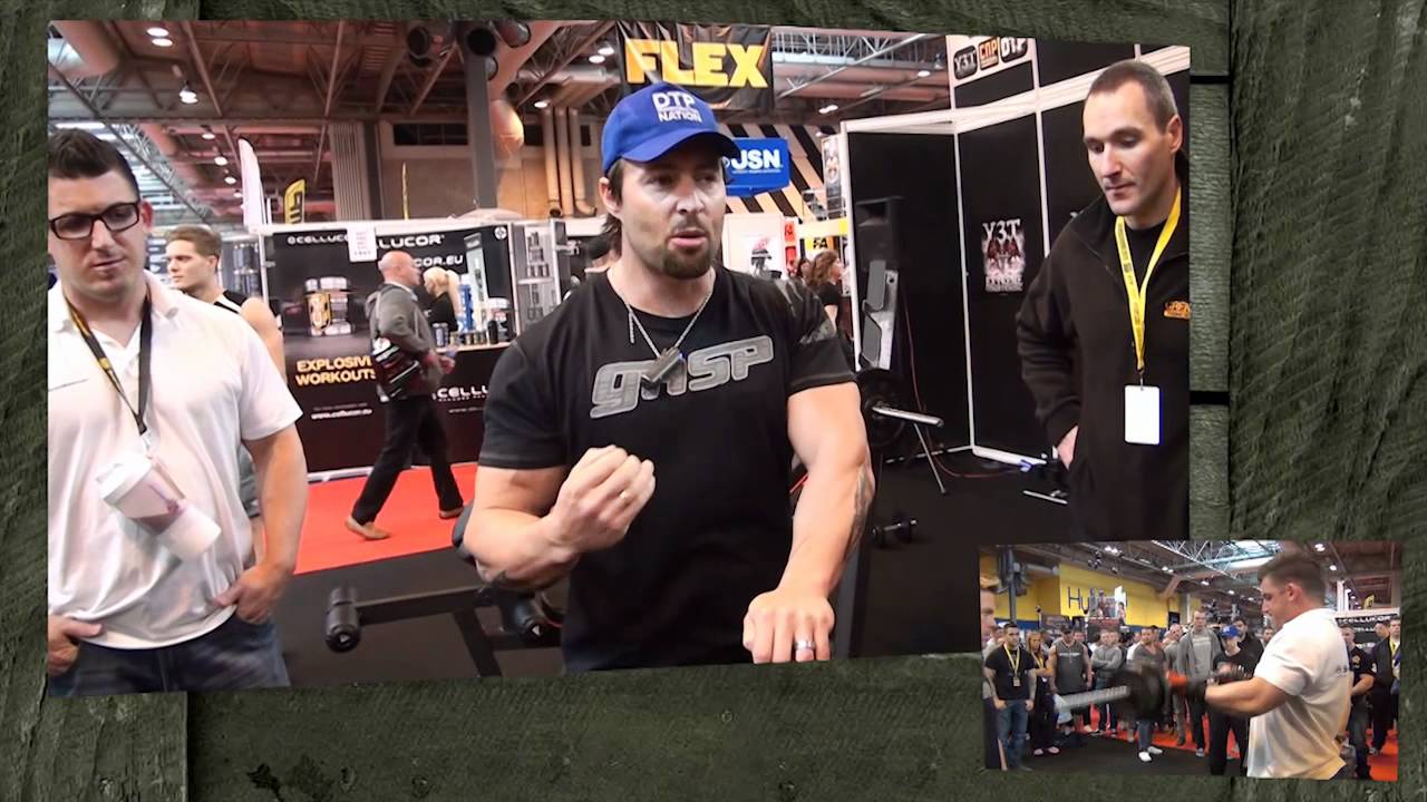 Kris Gethin DTP workout with Grenade .50 Calibre - YouTube