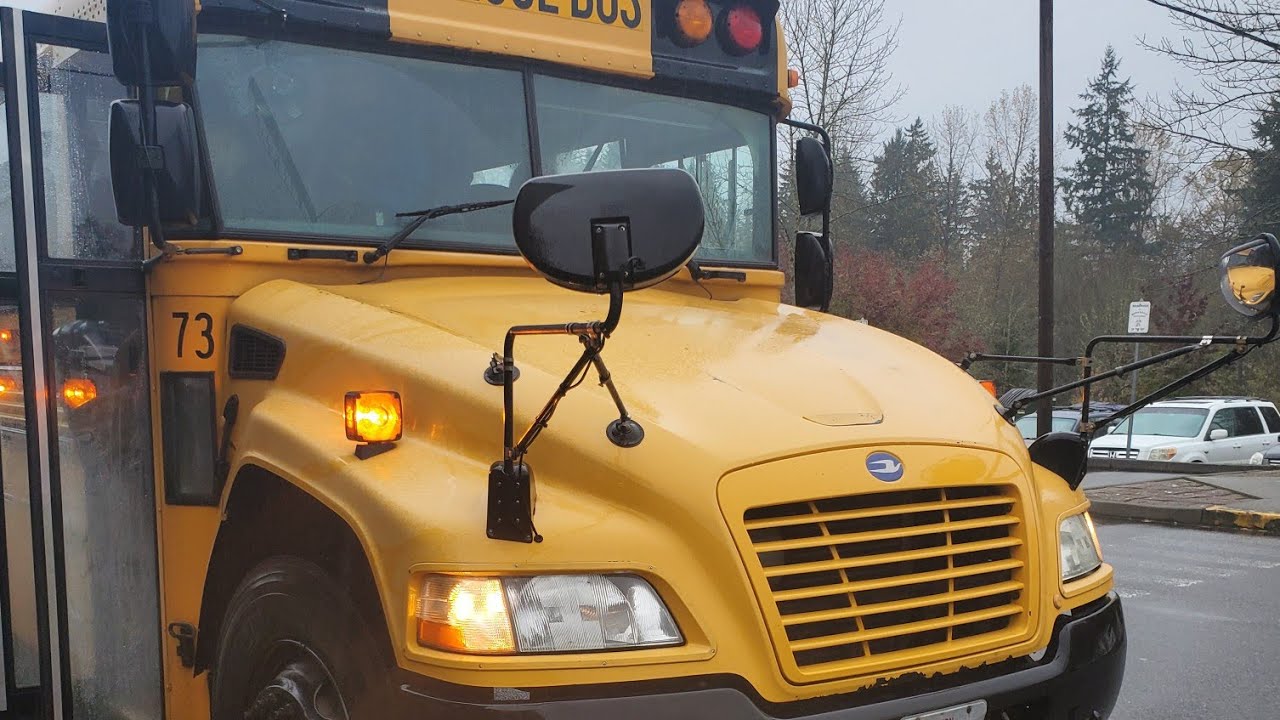 School Bus Field Trip Route! Rainy Ride in a 2013 Bluebird Vision (Bus ...
