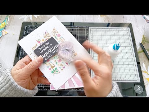 Rotating bearing card Tutorial | Wind Mill Cards |- #Alinacutle® # ...