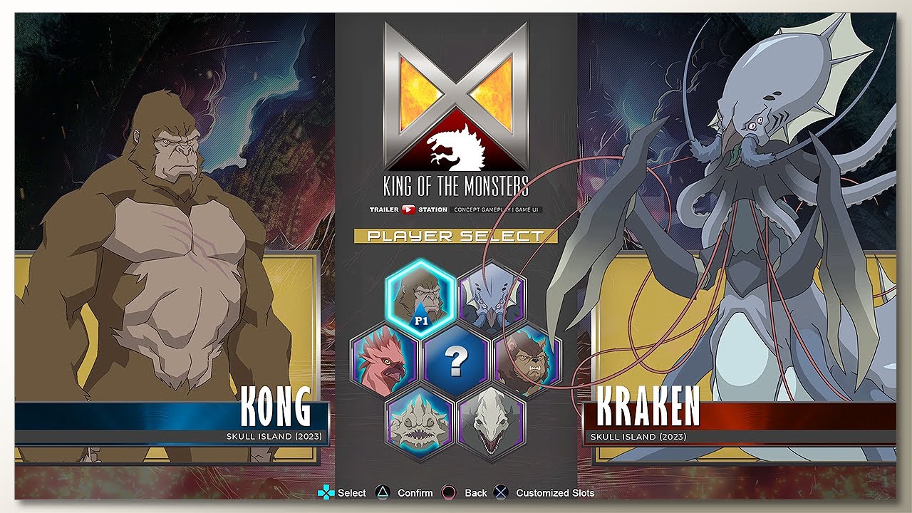 Kong vs Kraken with Healthbars - YouTube