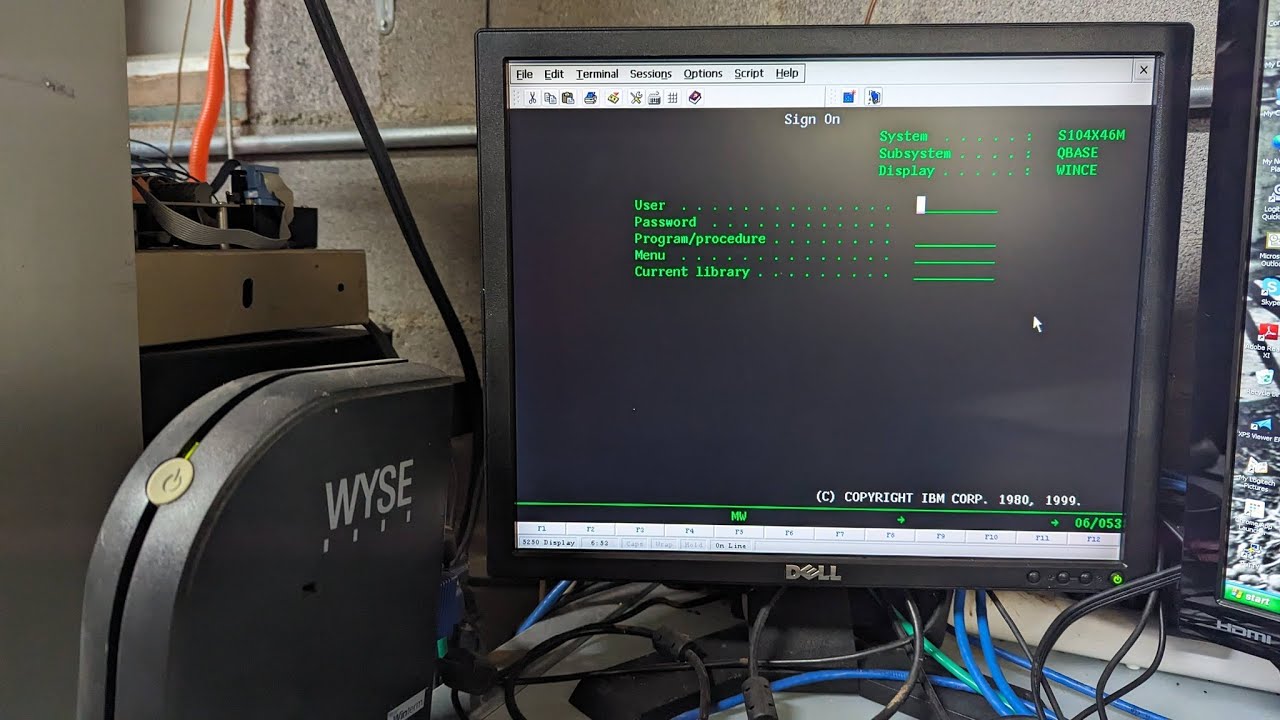 Remote 5250 emulation using a 'thin-client'! - YouTube