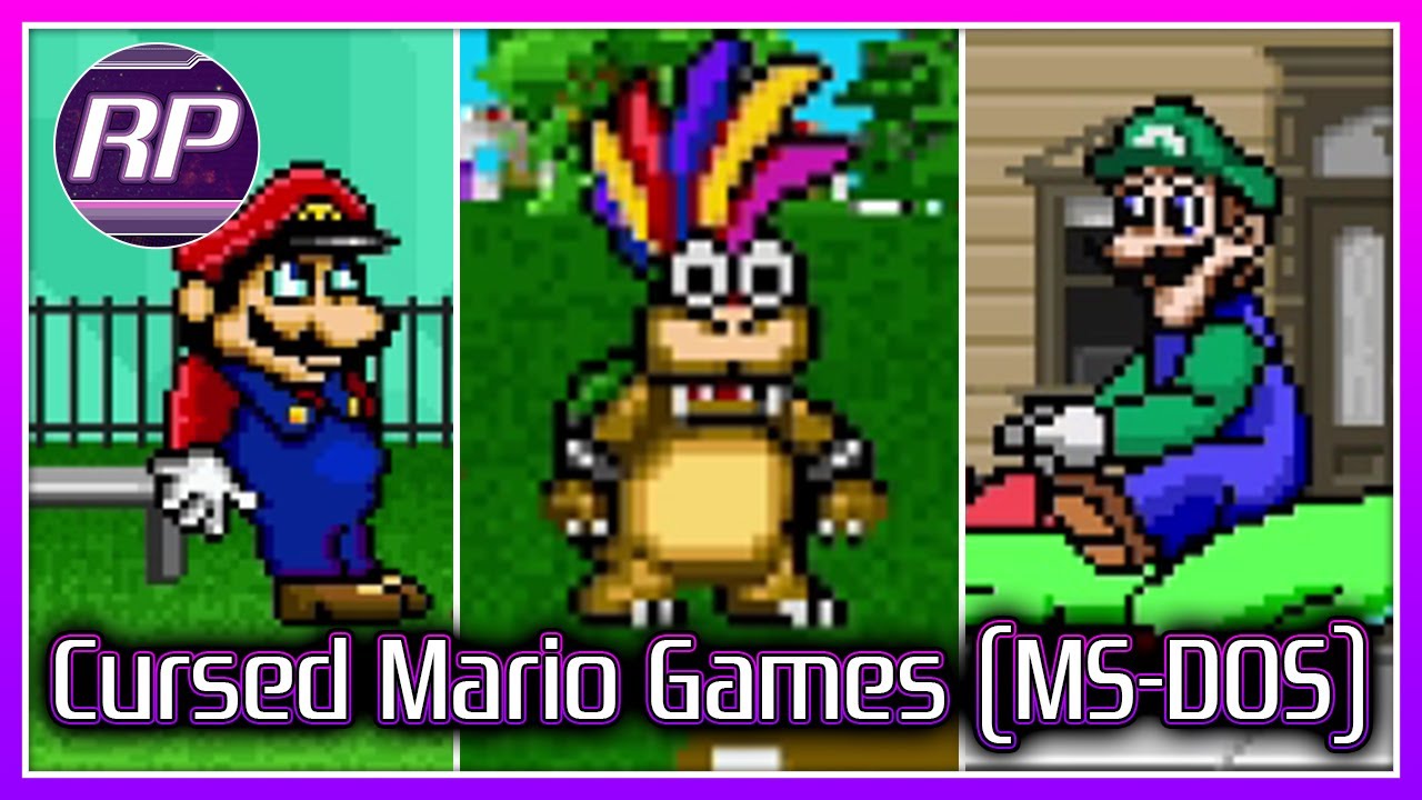 Cursed Mario Games For MS-DOS - Retro Pals - YouTube