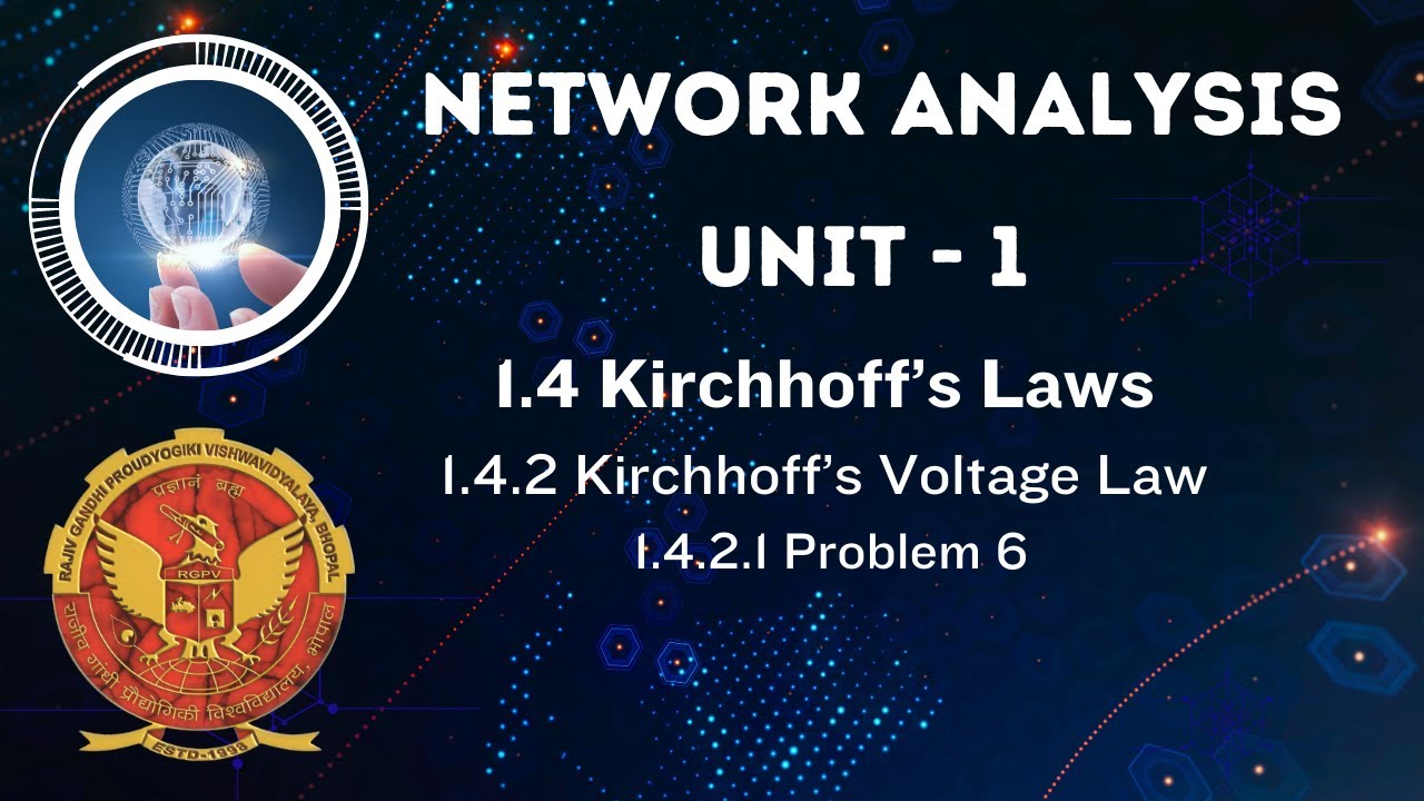1.4.2.1 Problem 6 based on KVL | EE305, EC305 & EX304 | - YouTube