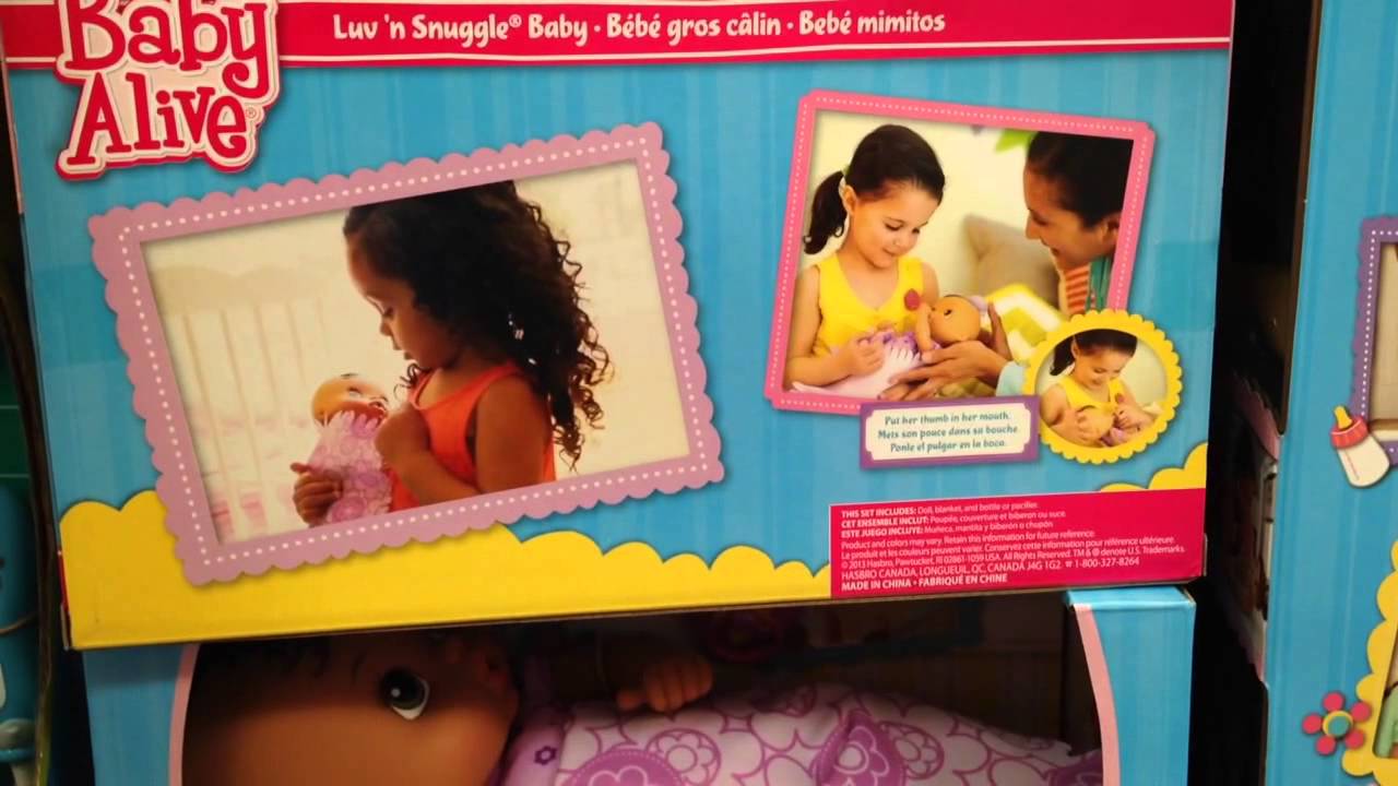 BABY ALIVE Luv 'n Snuggle Baby - YouTube