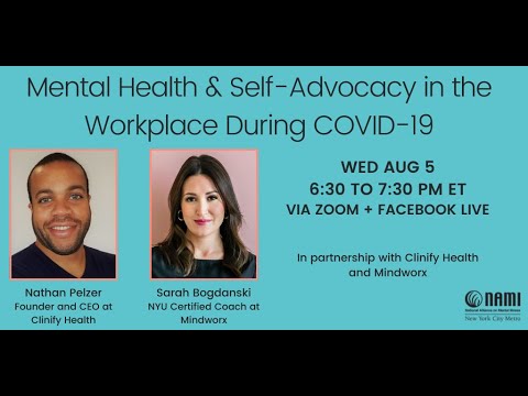 Mental Health & Self Advocacy in the Workplace During COVID-19 - YouTube