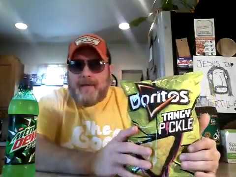 Doritos NEW Tangy Pickle! Reviewed By A DILL-WEED🌿 - YouTube