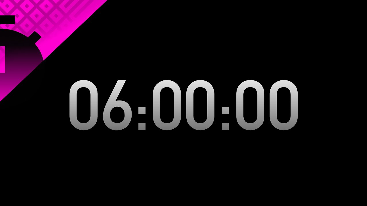 6 Hours Countdown - Timer (360 min) - YouTube