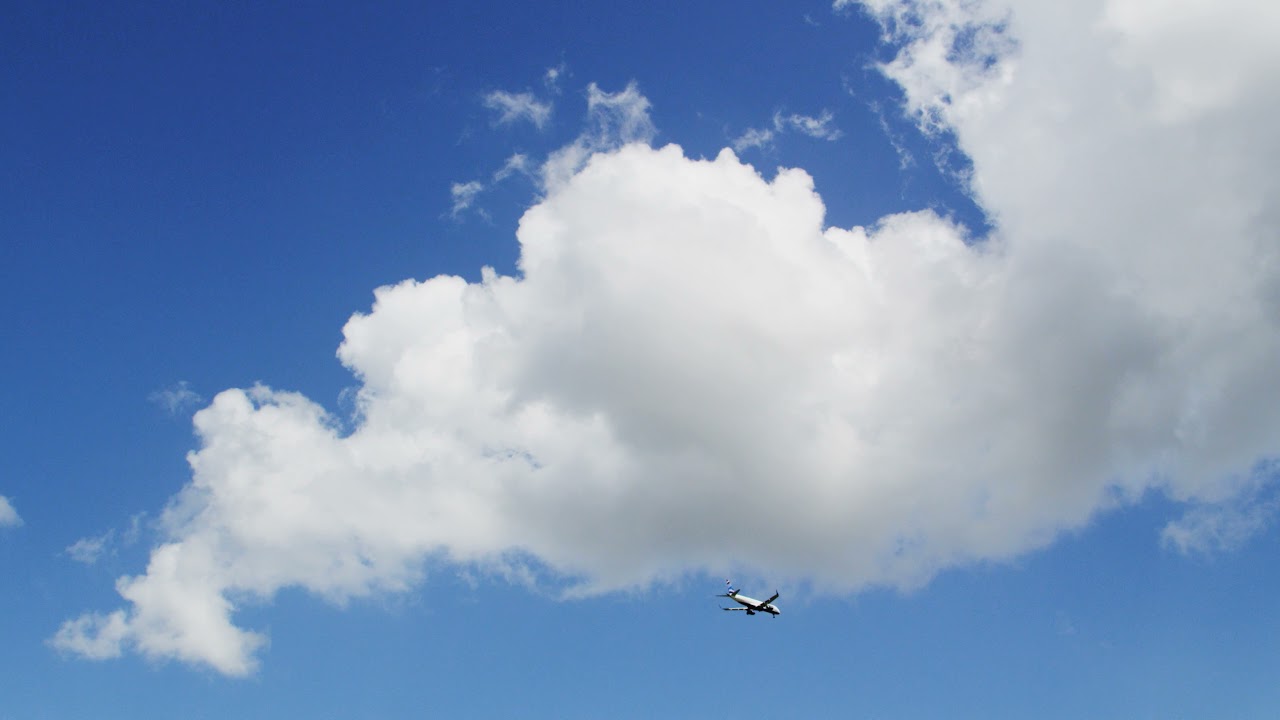 Airplane Soar Through Sky 4K Stock Footage Clip - YouTube