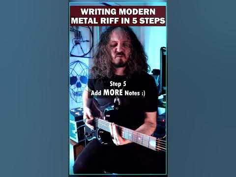 Writing MODERN METAL RIFF In 5 Steps - YouTube