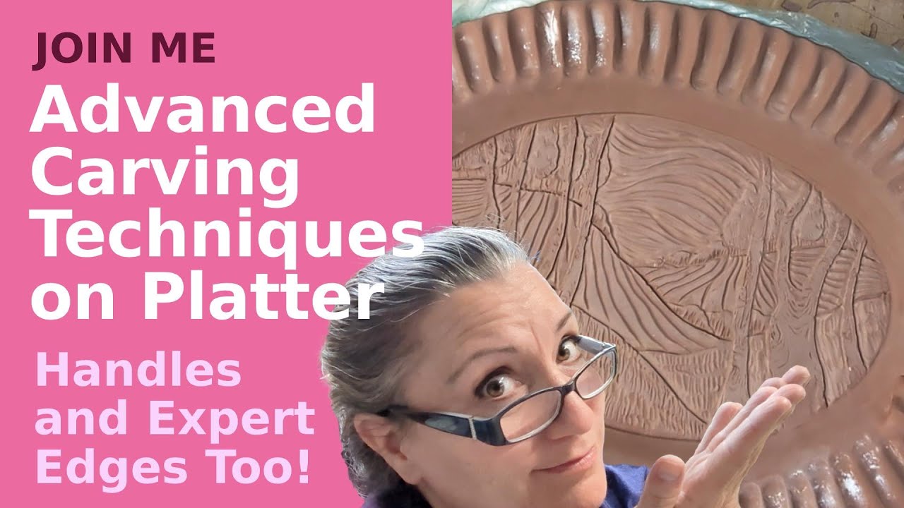 Advanced Carving on Pottery, Handle Pulling and Decorative Rim ...