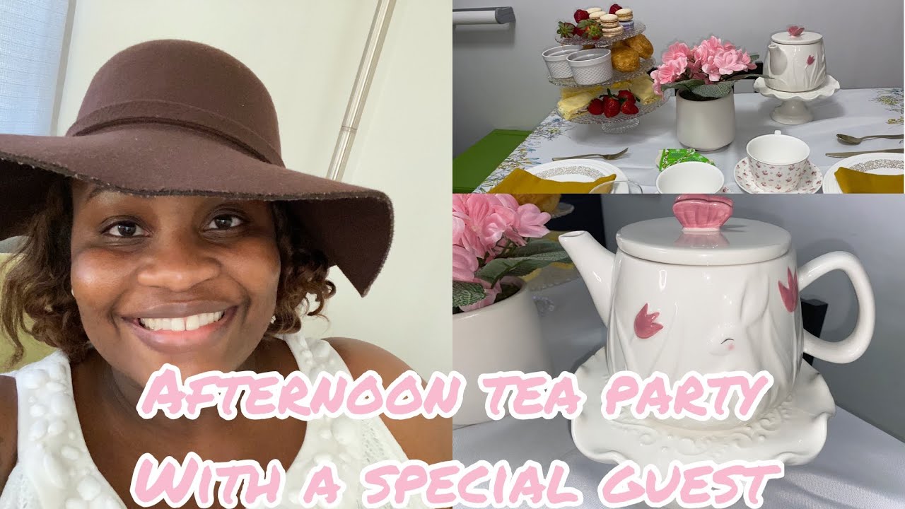 How to set up a tea party for 2 |#Afternoon tea party collab - YouTube