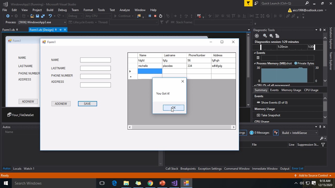 vb net db part2 - YouTube