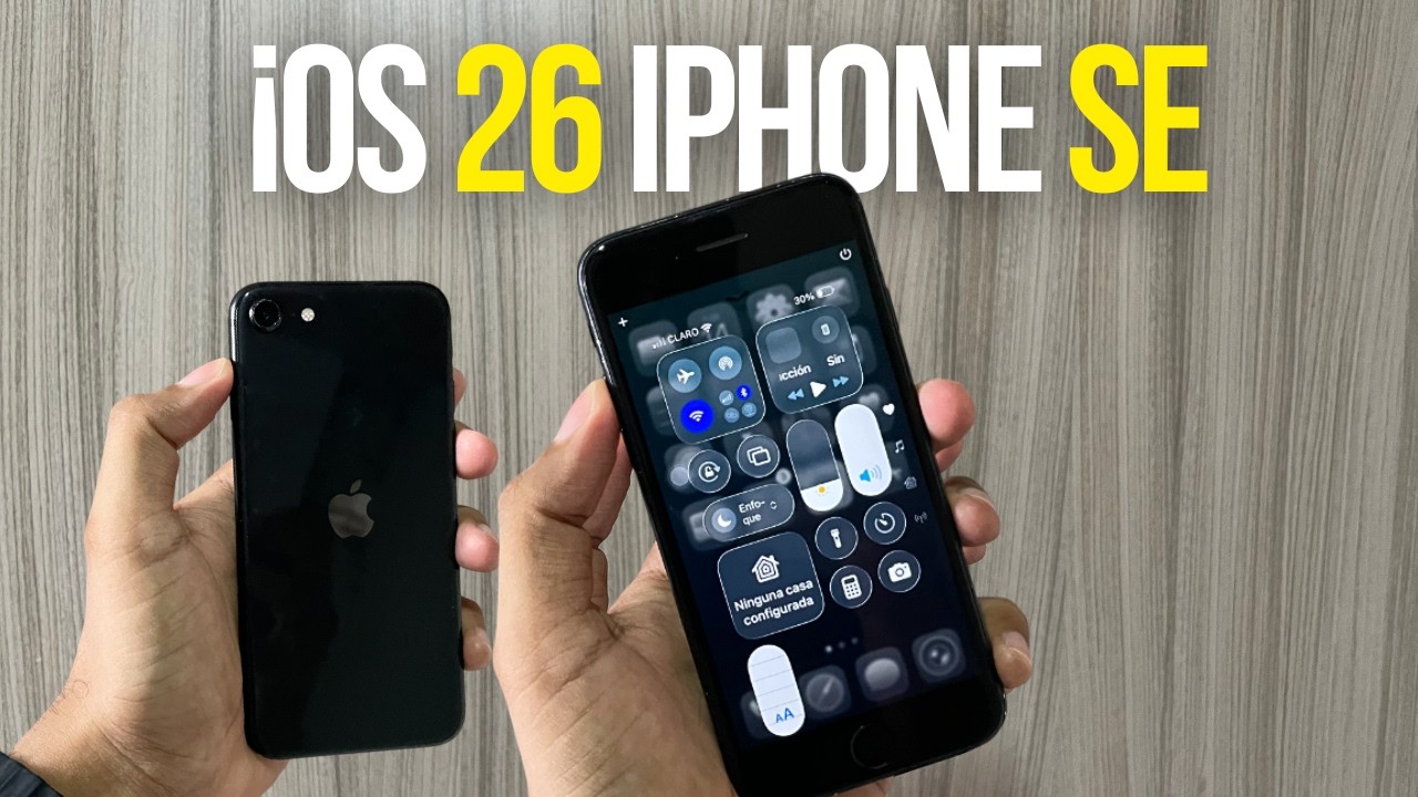 iOS 26 en iPHONE SE 2020 - ¿QUÉ TAL SE VE? - YouTube
