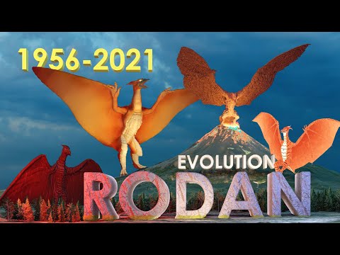 EVOLUTION of RODAN in Movies (1956-2021) With all Roars #godzilla #rodan