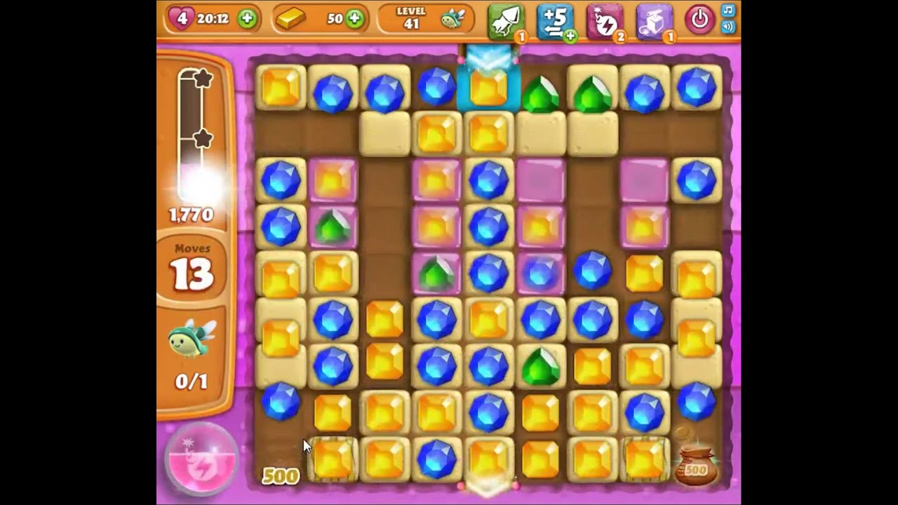 Diamond Digger Saga Level 41 - YouTube