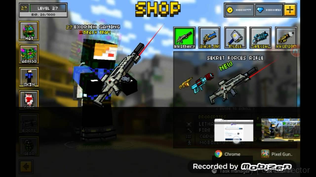 Hack PIXEL GUN 3D 10.0.9(ALL DIVICE) - YouTube