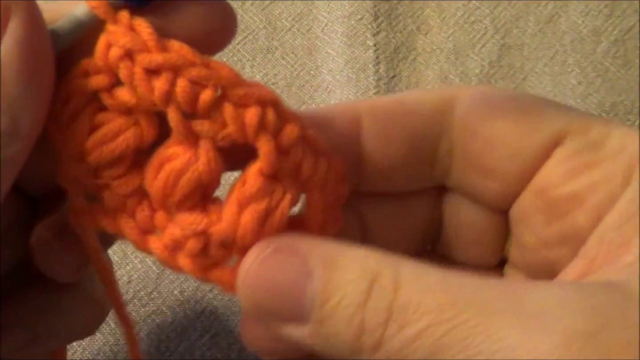 Cours n°9/ Le Point Ananas au crochet - YouTube