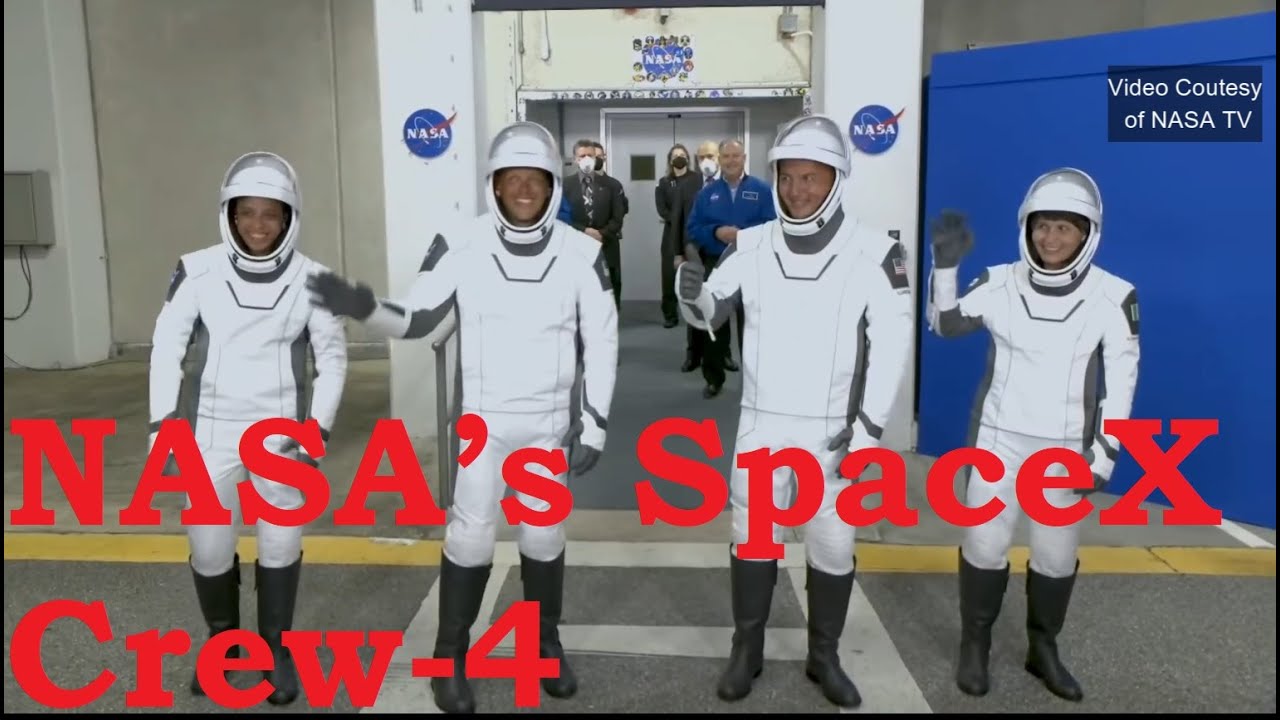 NASA’s SpaceX Crew-4 Astronauts | Flight to International Space Station ...