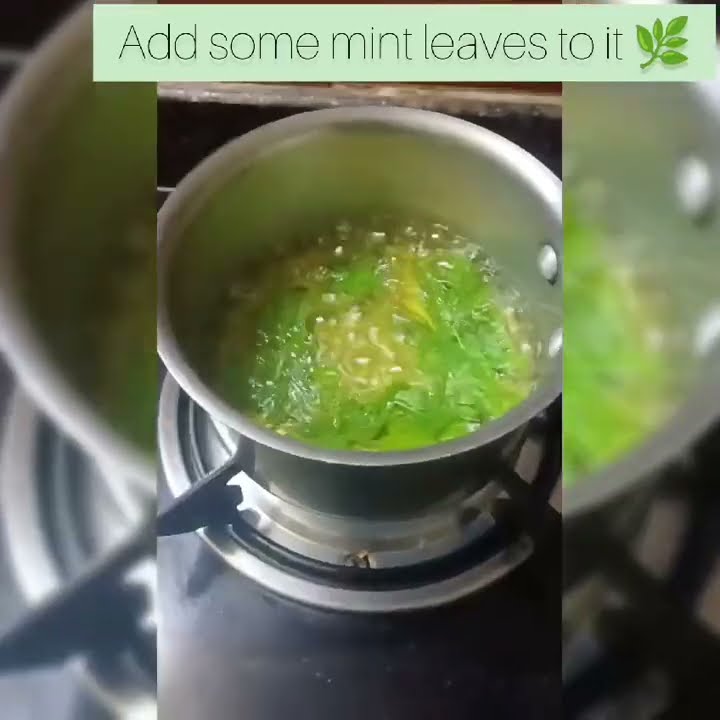 Let's make mint tea 🌿🍵#ytshorts - YouTube