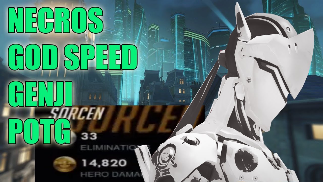 NECROS FASTEST GENJI GAMEPLAY POTG - TOP 500 OVERWATCH SEASON 22 - YouTube