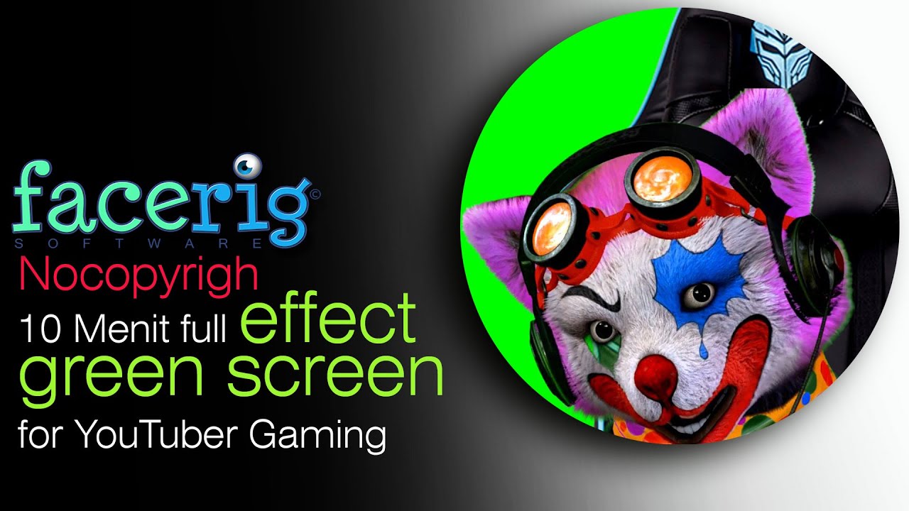 Free Facerig Joker Fluffo + Kursi GAMING Acc Headset Nocopyright Green ...