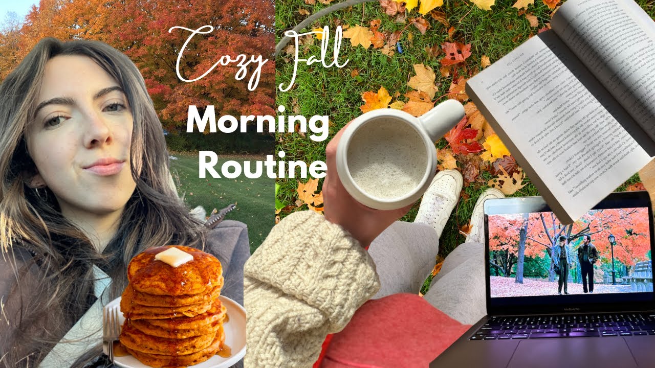 8AM FALL MORNING ROUTINE 🍁🍂 Romanticizing cozy autumn mornings | cozy ...