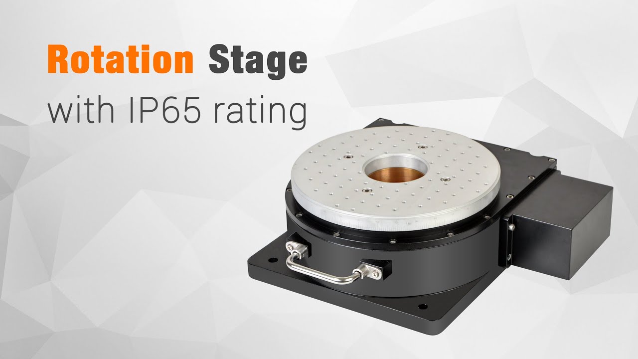 Rotation stage with IP65 rating - YouTube