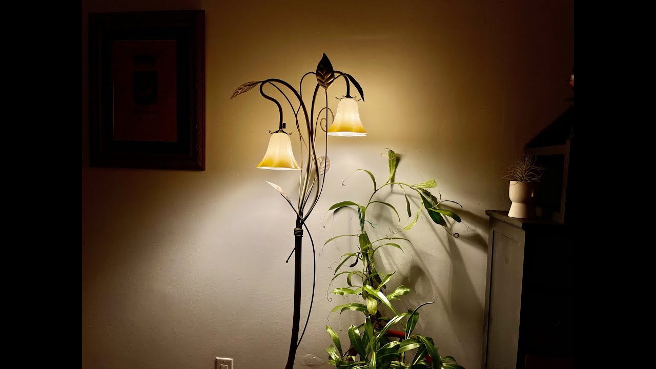 DIY Vintage Tulip Floor Lamp - YouTube