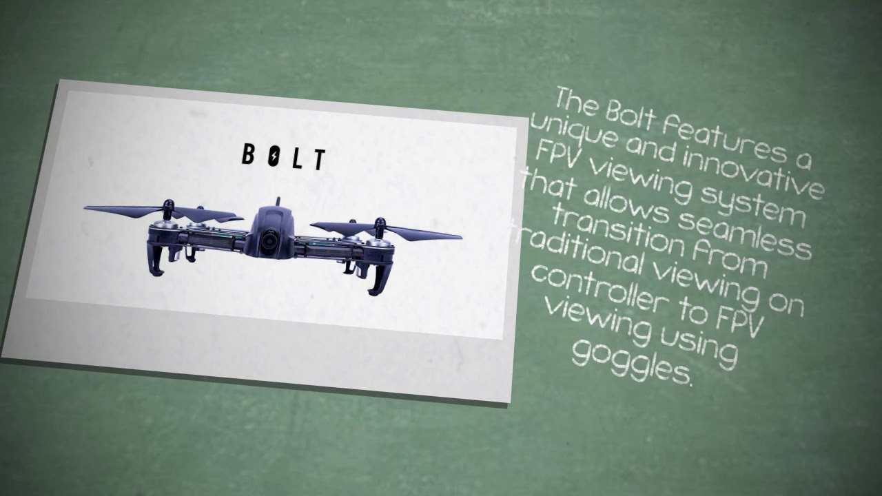 Bolt Drone FPV Racing Drone Carbon Fiber with First Person View Goggles ...