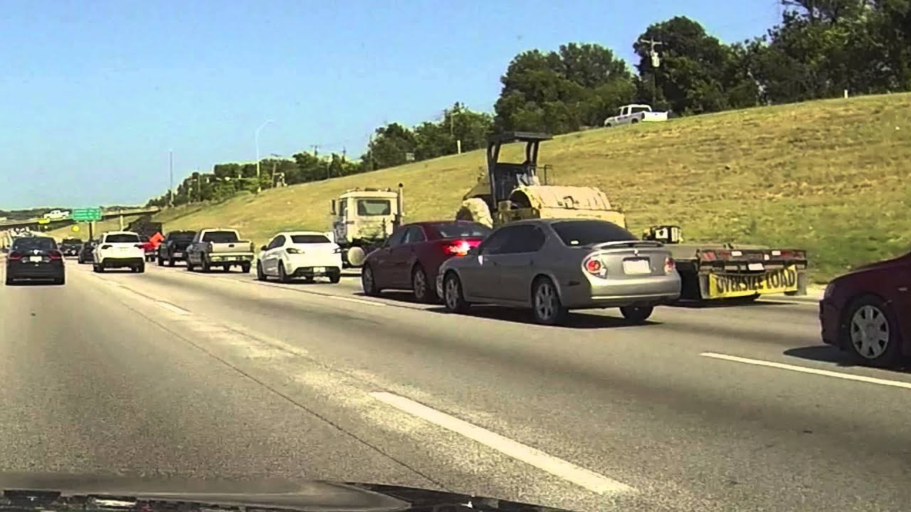 BONK, bonk. Three car accident on I30 East, Tuesday, 7 14 2015 - YouTube
