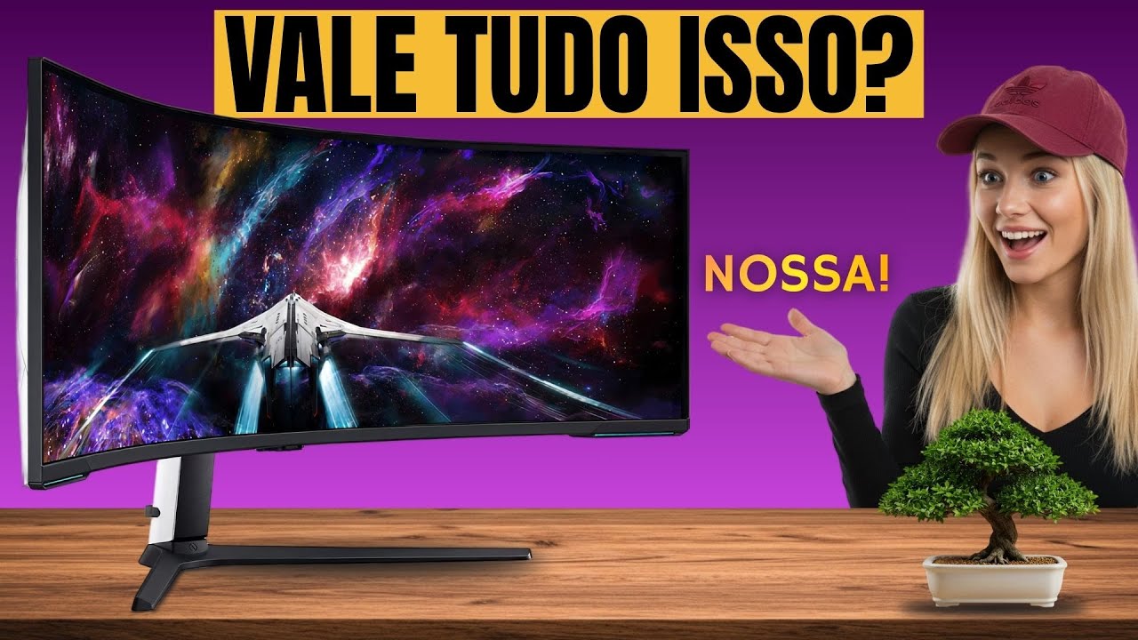 Monitor Gamer Samsung Odyssey Neo G9 57", Tela Curva Super Ultrawide ...