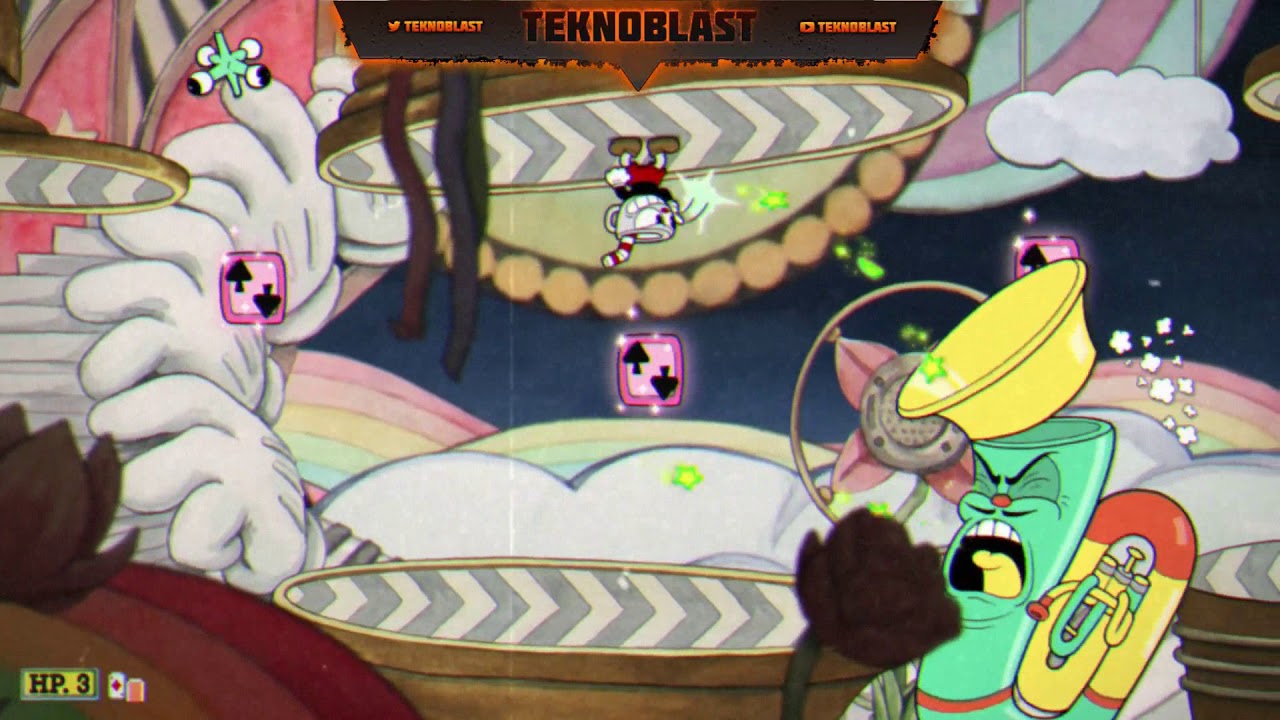Cuphead - Funhouse Frazzle Run and Gun - YouTube