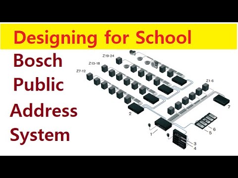 Part 18- BOSCH Public Address System - Designing of School - YouTube