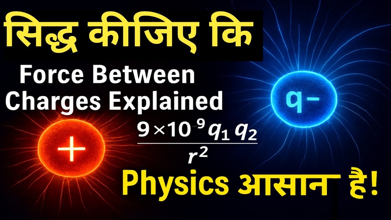 Force Between Two Charges | Coulomb’s Law Derivation & Formula Proof ...