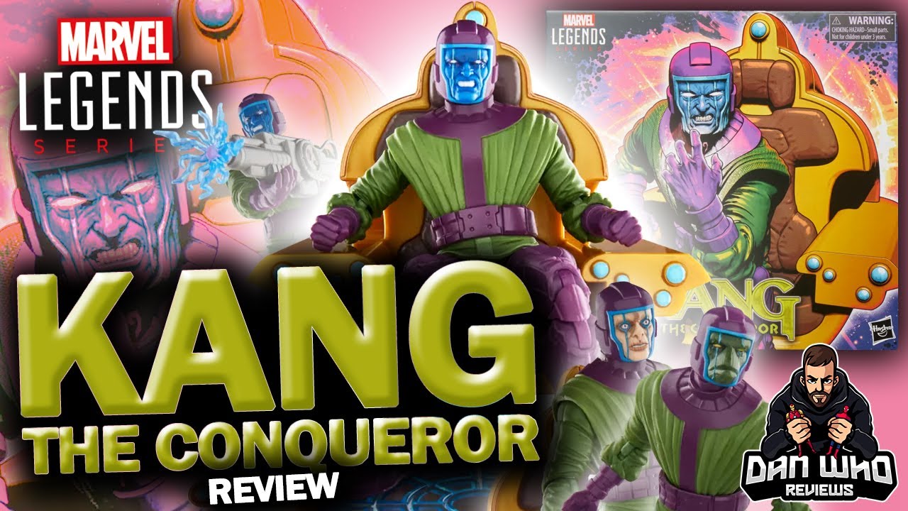 Marvel Legends Kang the Conqueror & Time Chair Throne Hasbro Pulse Con Exclusive Review - YouTube
