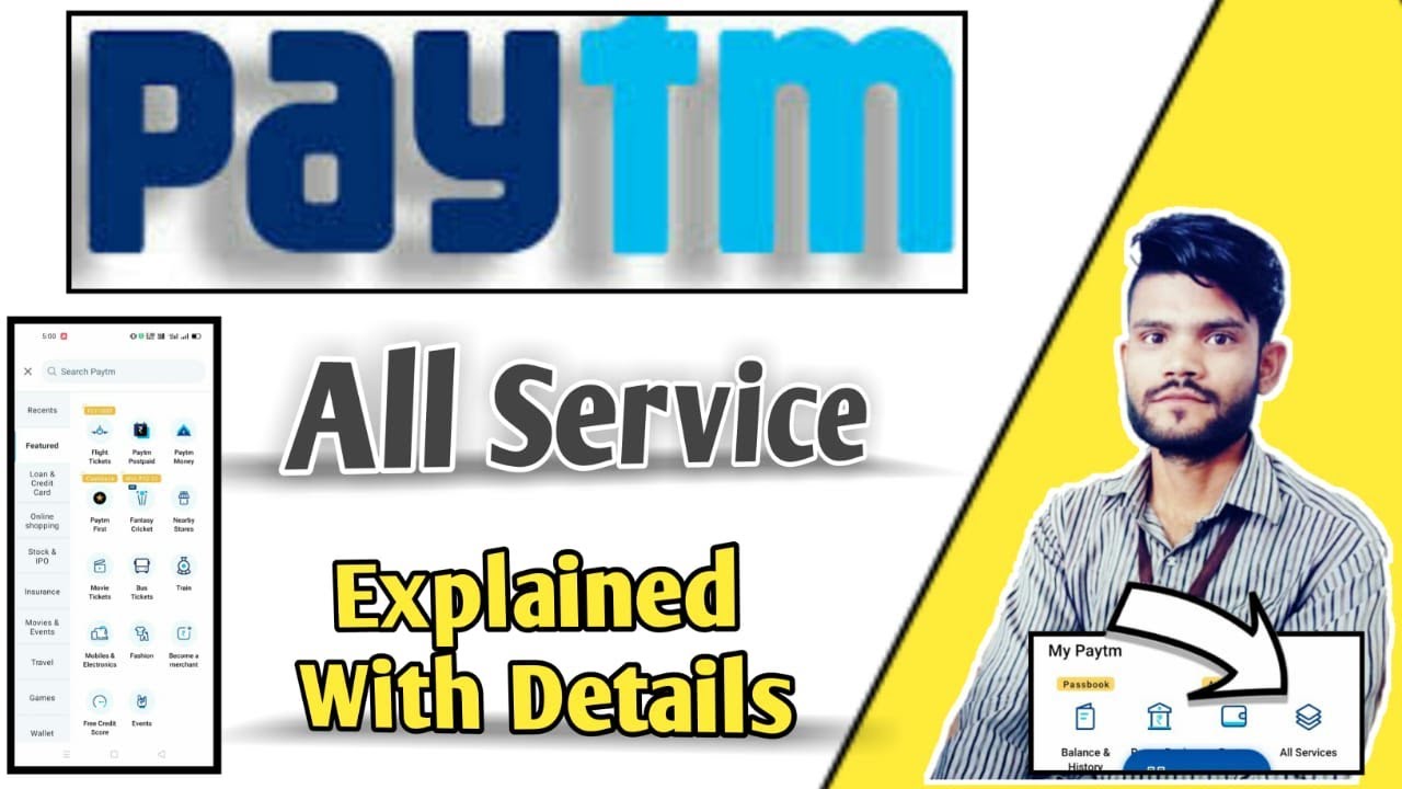 How to use paytm All Service | Explain all Service featured in paytm ...