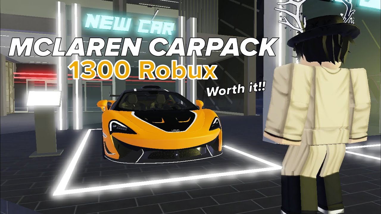 Buying Mclaren Carpack worth 1300 Robux. Driving Empire - Roblox - YouTube