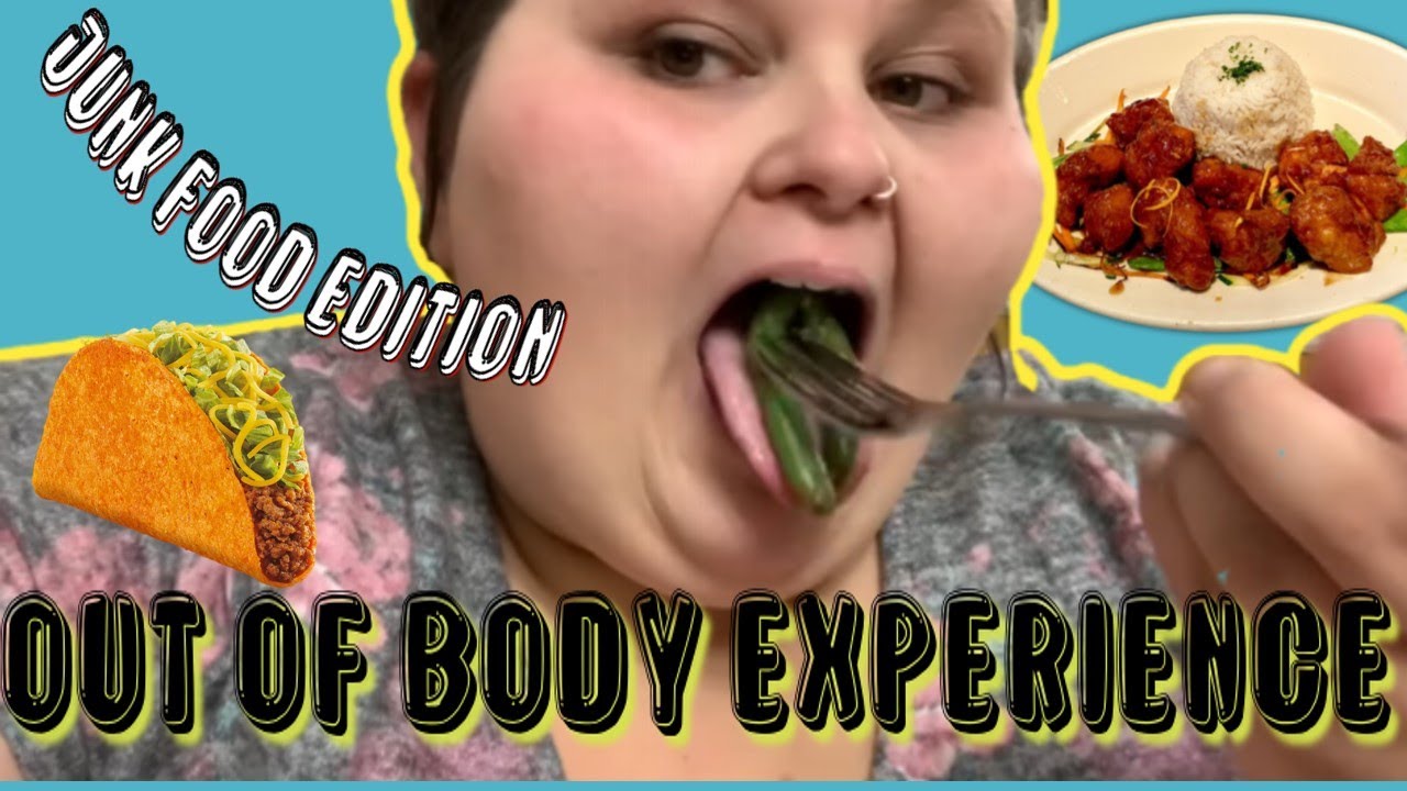 Having the most intense out-of-body-experience over junk - MUKBANG ...
