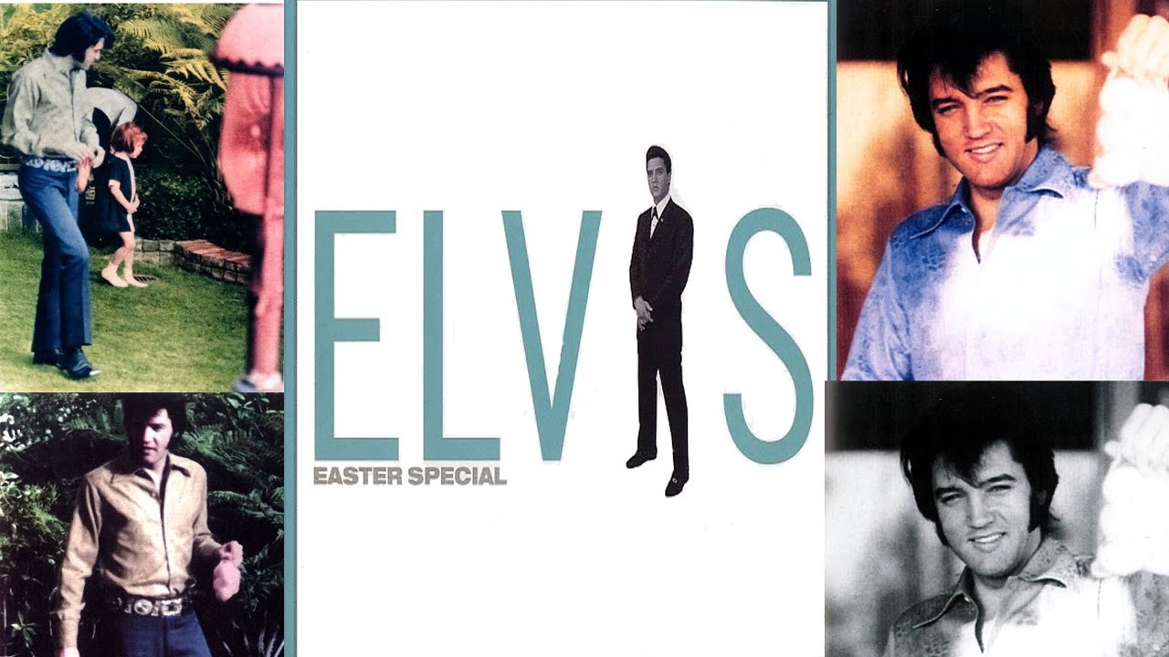 Elvis footage of him in 1957 have a happy Easter (Amazing grace ) - YouTube