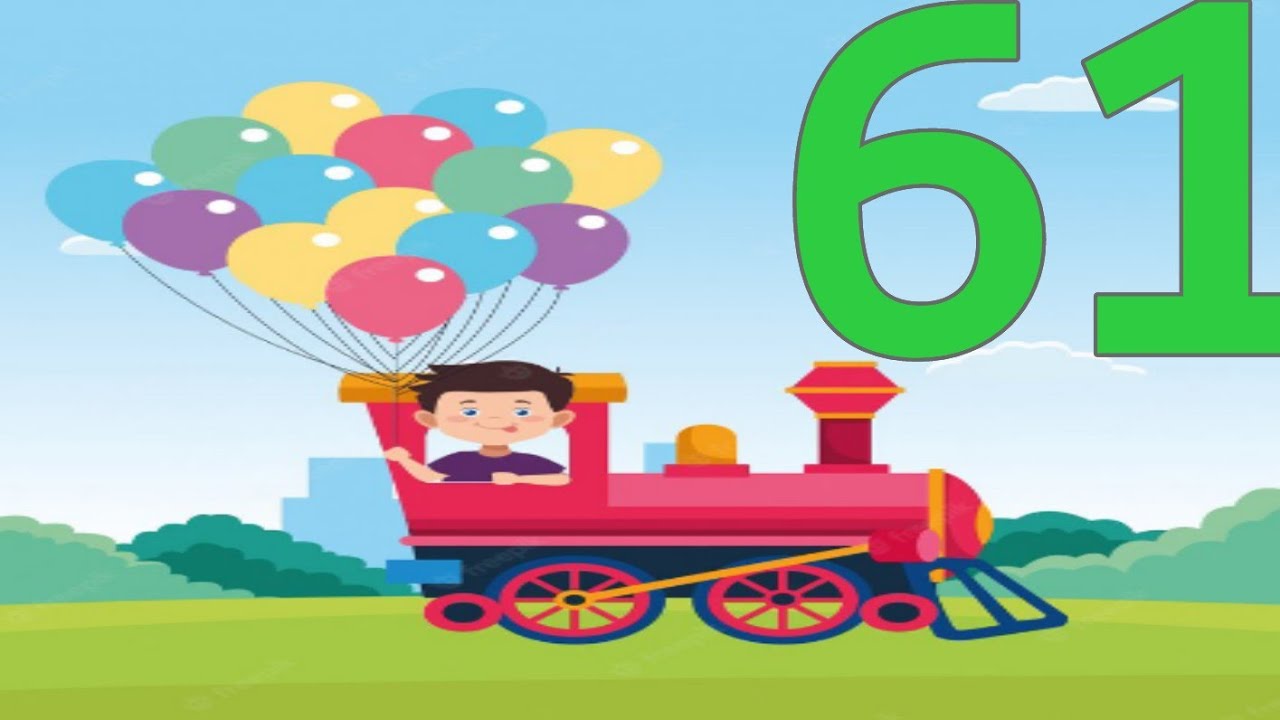 train animation video for kids|best animation video|1234|number video ...