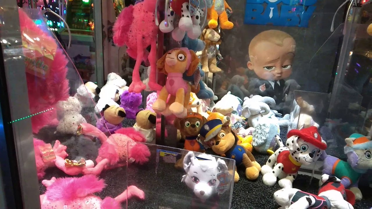 Blackpool paw patrol claw machine veelog - YouTube
