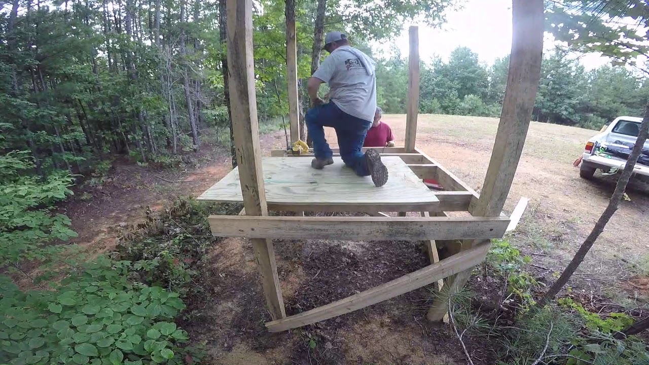 Elevated Blind Build Timelapse - YouTube