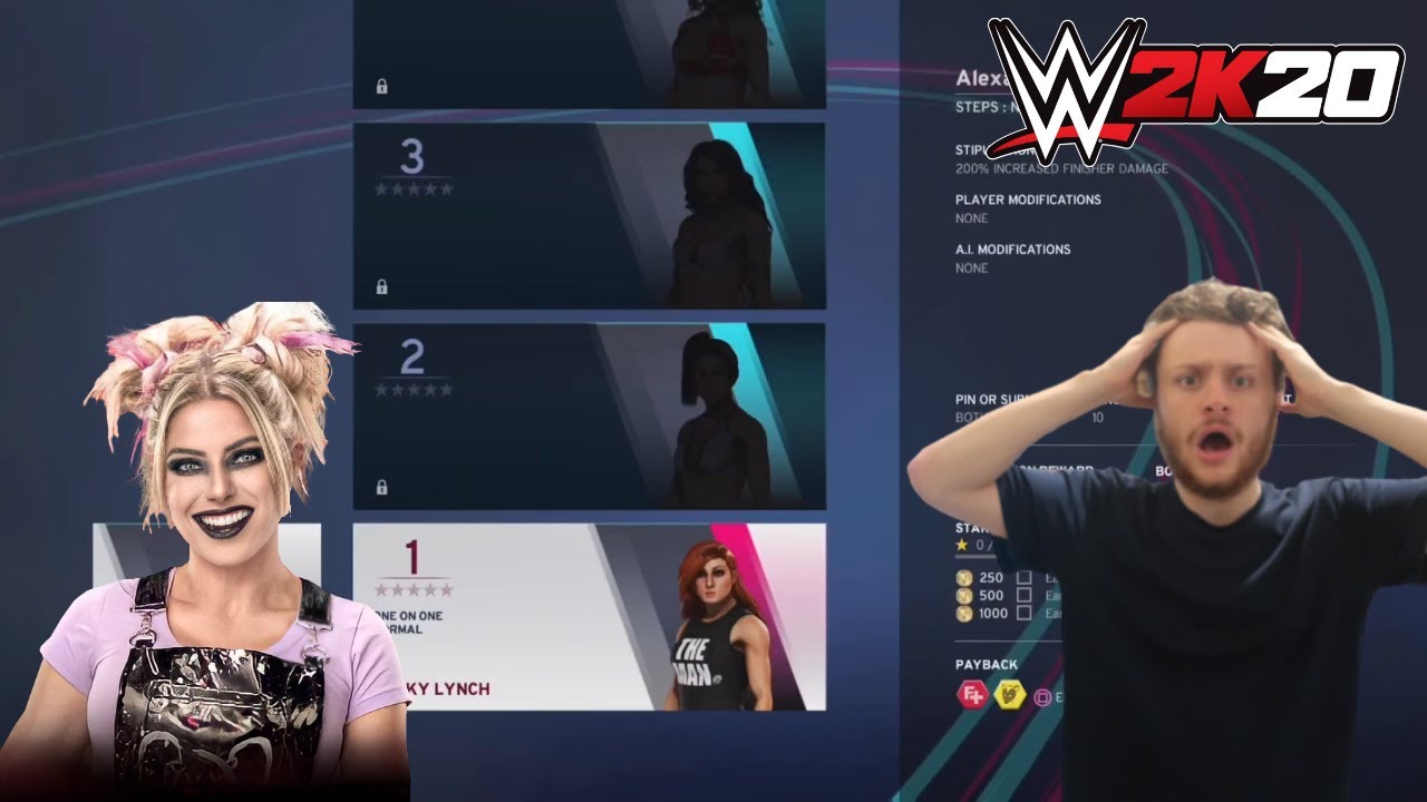 Dominating 2K Towers With Alexa Bliss - WWE 2K20 - YouTube