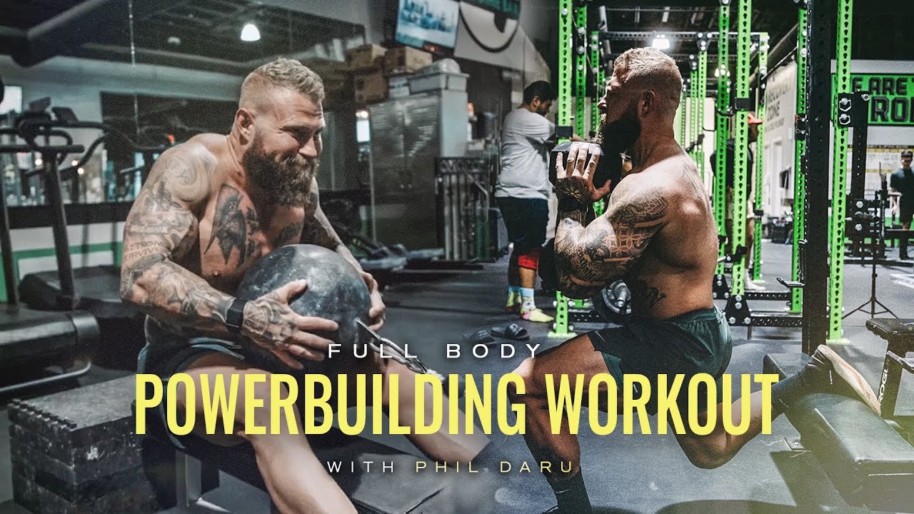 Full Body Powerbuilding Workout | Posterior Chain Training - YouTube