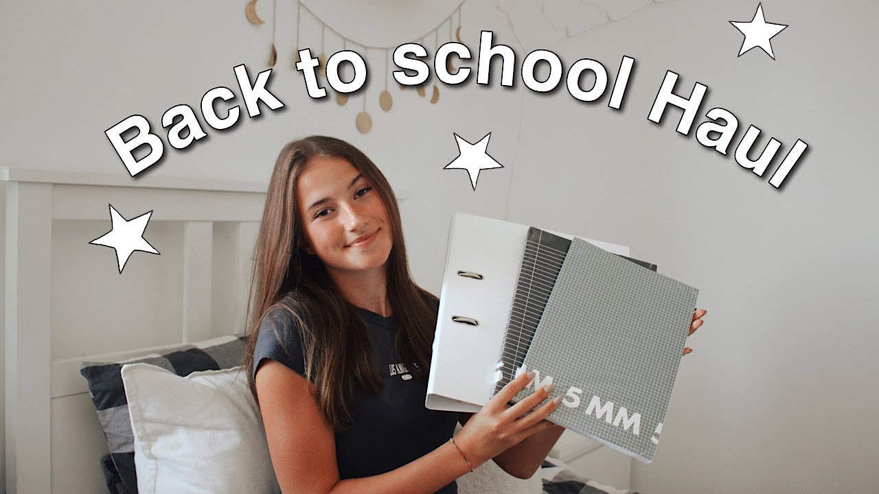 Back to school Haul | 2020 - YouTube