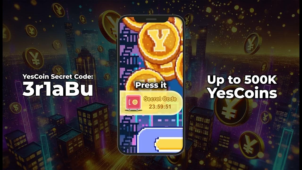 How to use Secret Code: 3r1aBu for YESCOIN | Up to 500K | Secret Code for YesCoin - YouTube